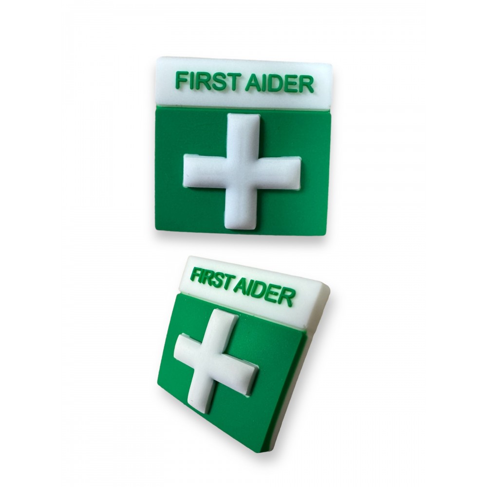 First Aid 3d Silicone Visual Pin Badge
